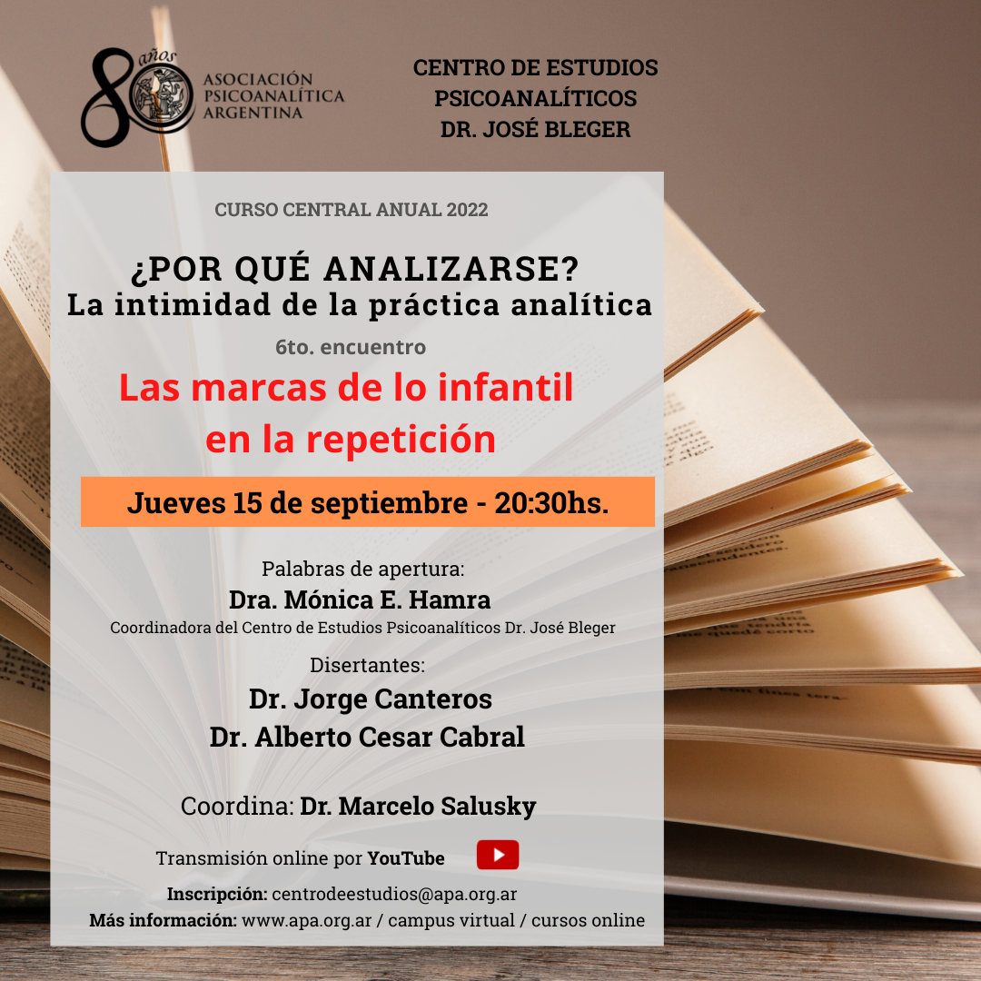 Centro de Estudios Psicoanalíticos Dr. José Bleger / Cursos y ...
